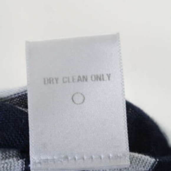 A.L.C. | Dresses | Alc Navy Blue Gray Linen Striped Open Back Dress S ...